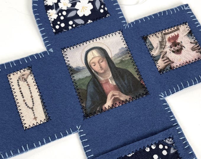 Mother Mary Pocket Altar Travel Shrine - Etsy