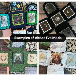 Pocket Altar Blank Canvas DIY Pocket Altar (green Wool Felt) - Etsy