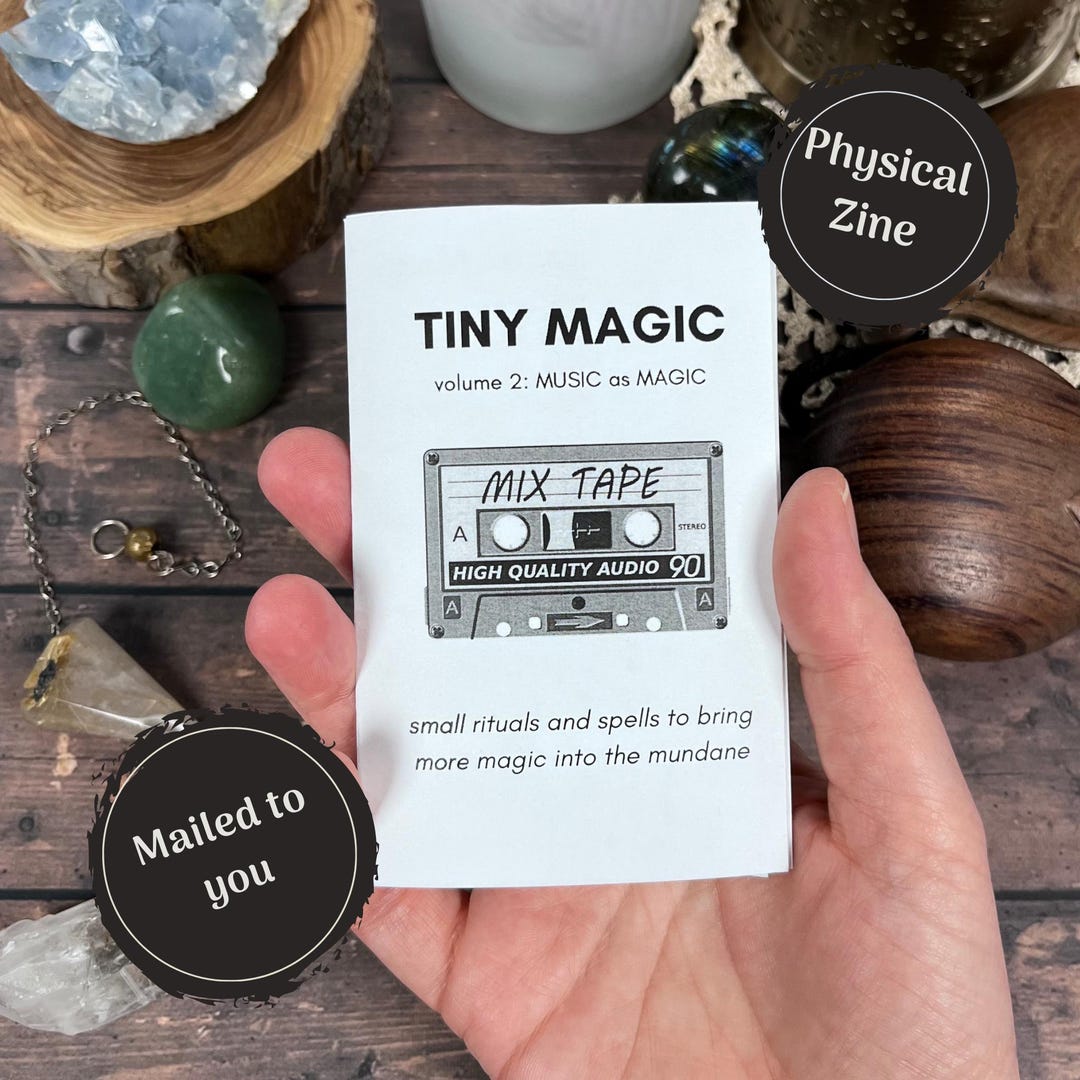 Tiny Magic Volume 2: Music as Magic Mini Zine. Physical Copy Mailed to ...