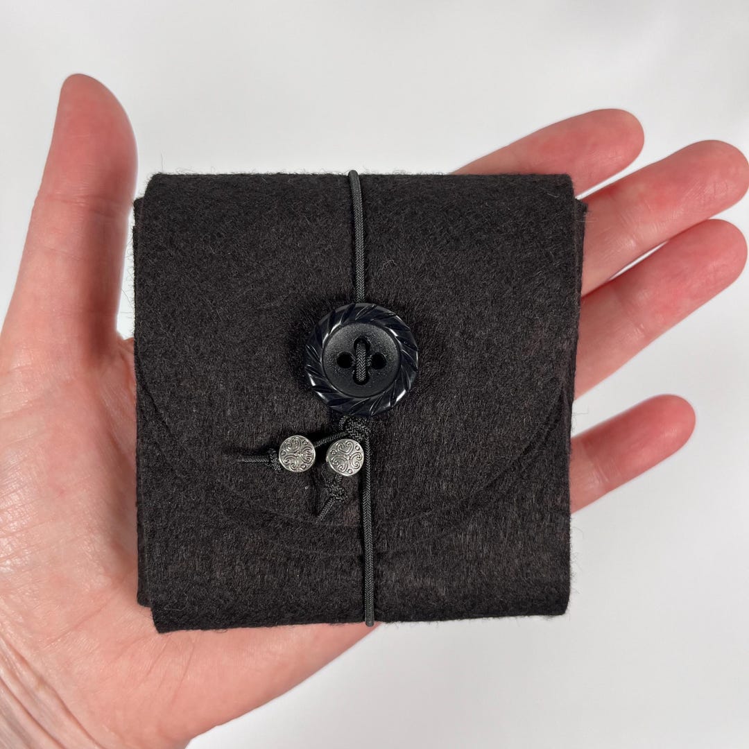 Pocket Altar Blank Canvas DIY Pocket Altar (black Wool Felt) - Etsy