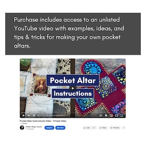 Pocket Altar Pattern and Instructions. Digital Download - Etsy