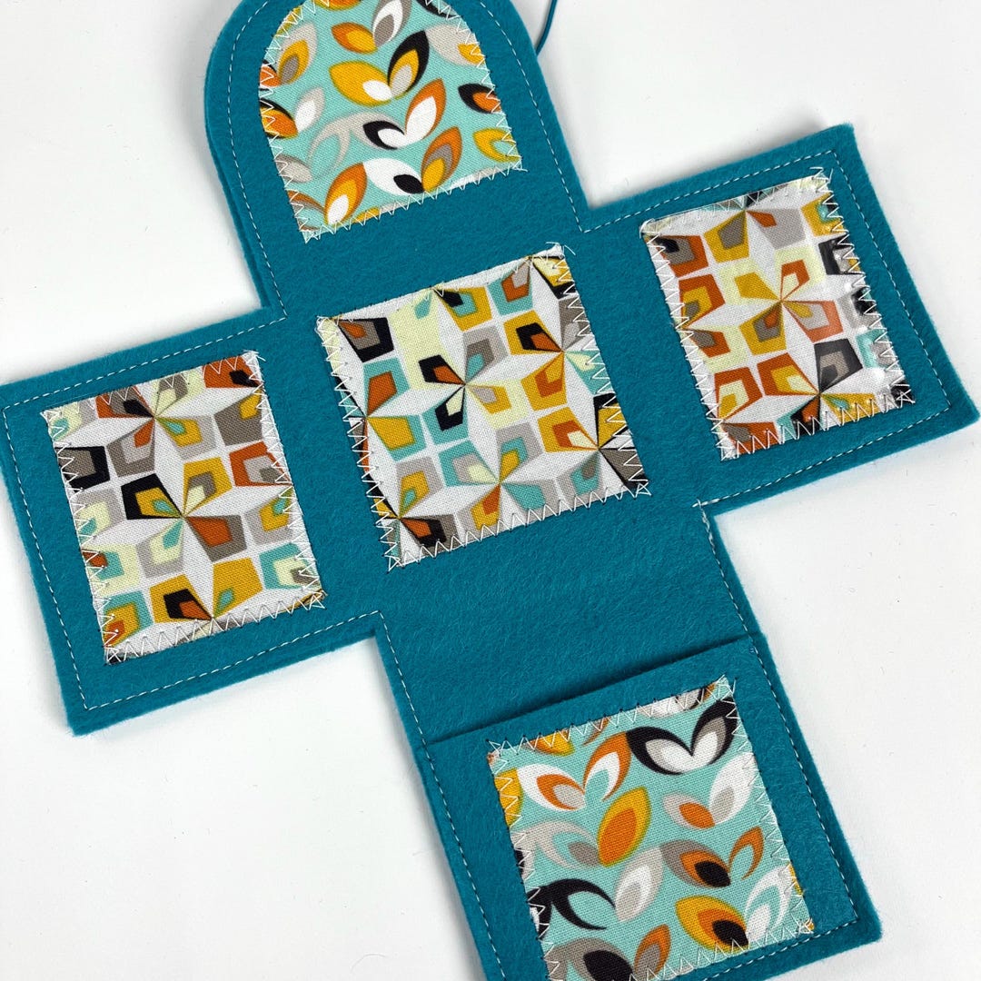 Build Your Own Pocket Altar Shrine (large) With Blue Wool Felt and ...