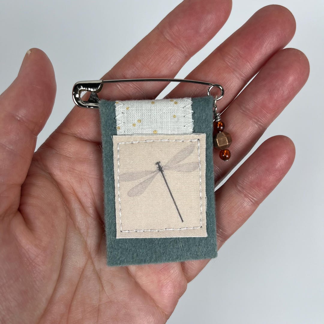 Dragonfly Wearable Altar Pin Charm - Etsy