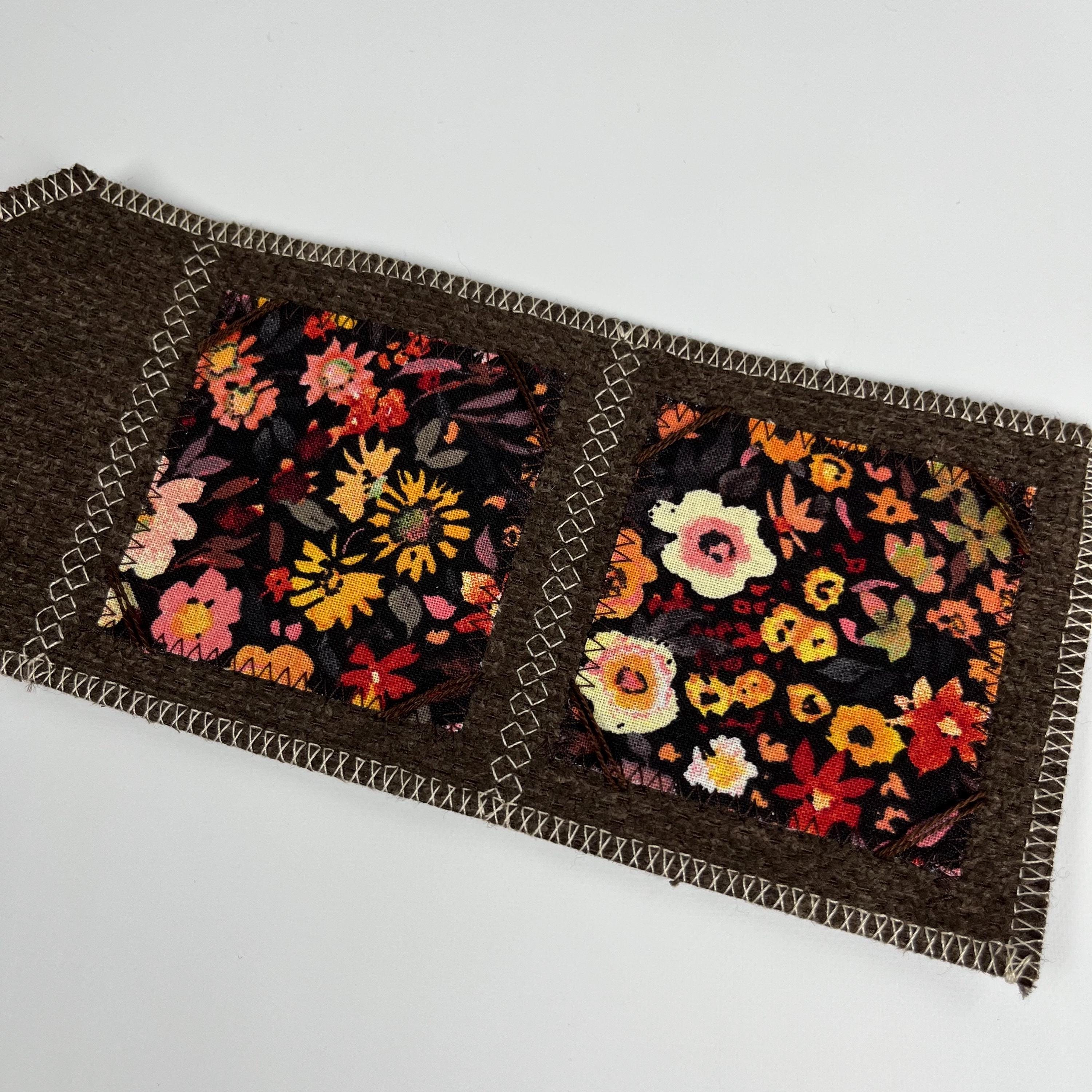 Pocket Altar: Brown With Floral Fabric Mini Altar - Personalizable ...