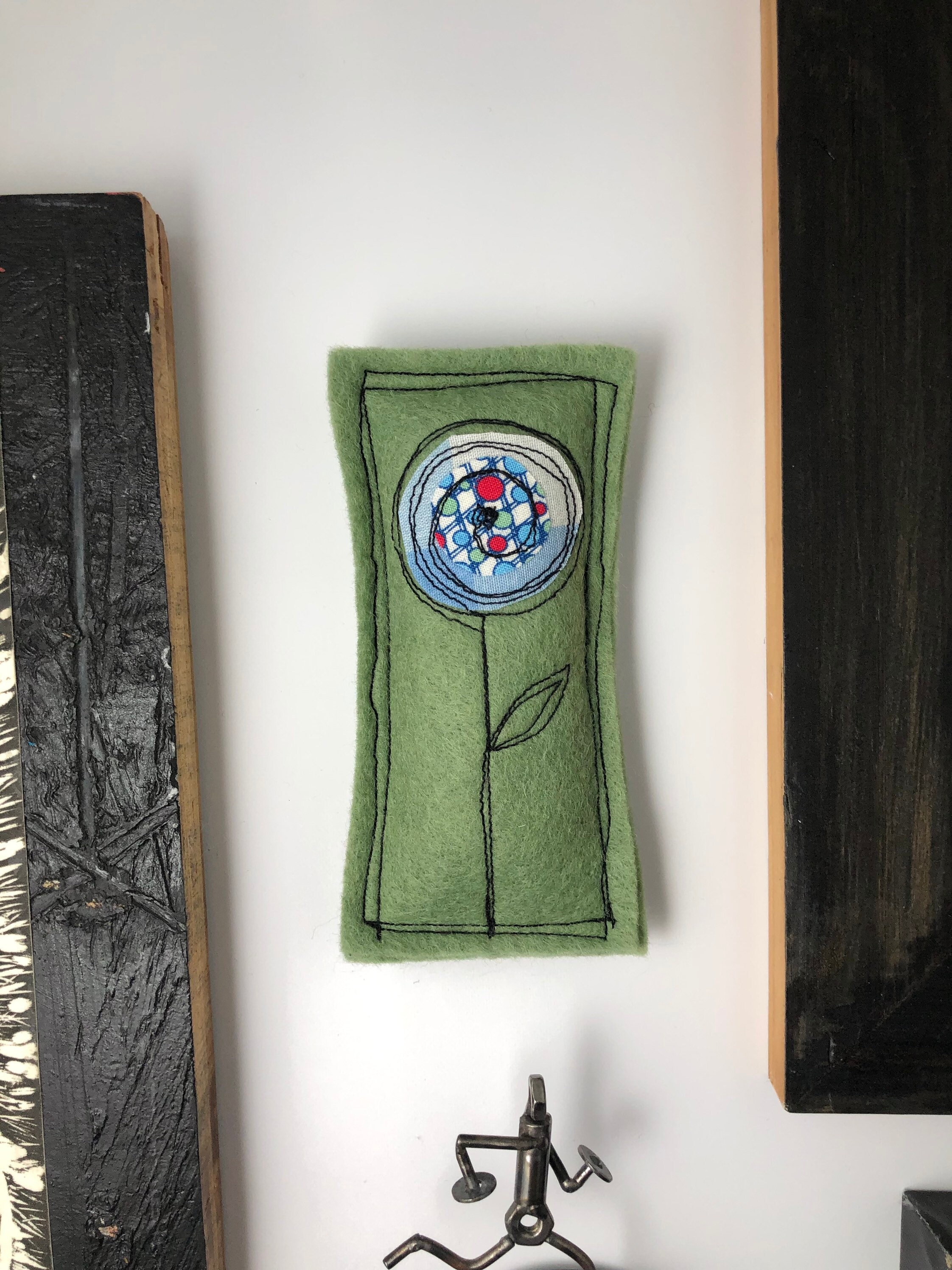 Flower Talisman Wall Hanging and Doorknob Hanger With Quartz Crystals ...