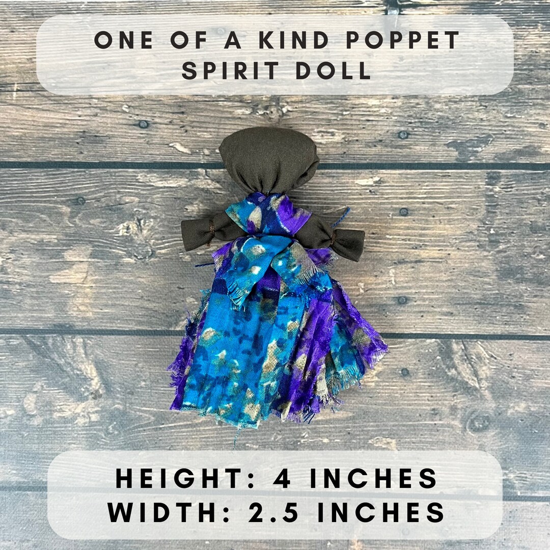 Spirit Doll Poppet Spell Doll and Mini Zine never Been Pierced - Etsy