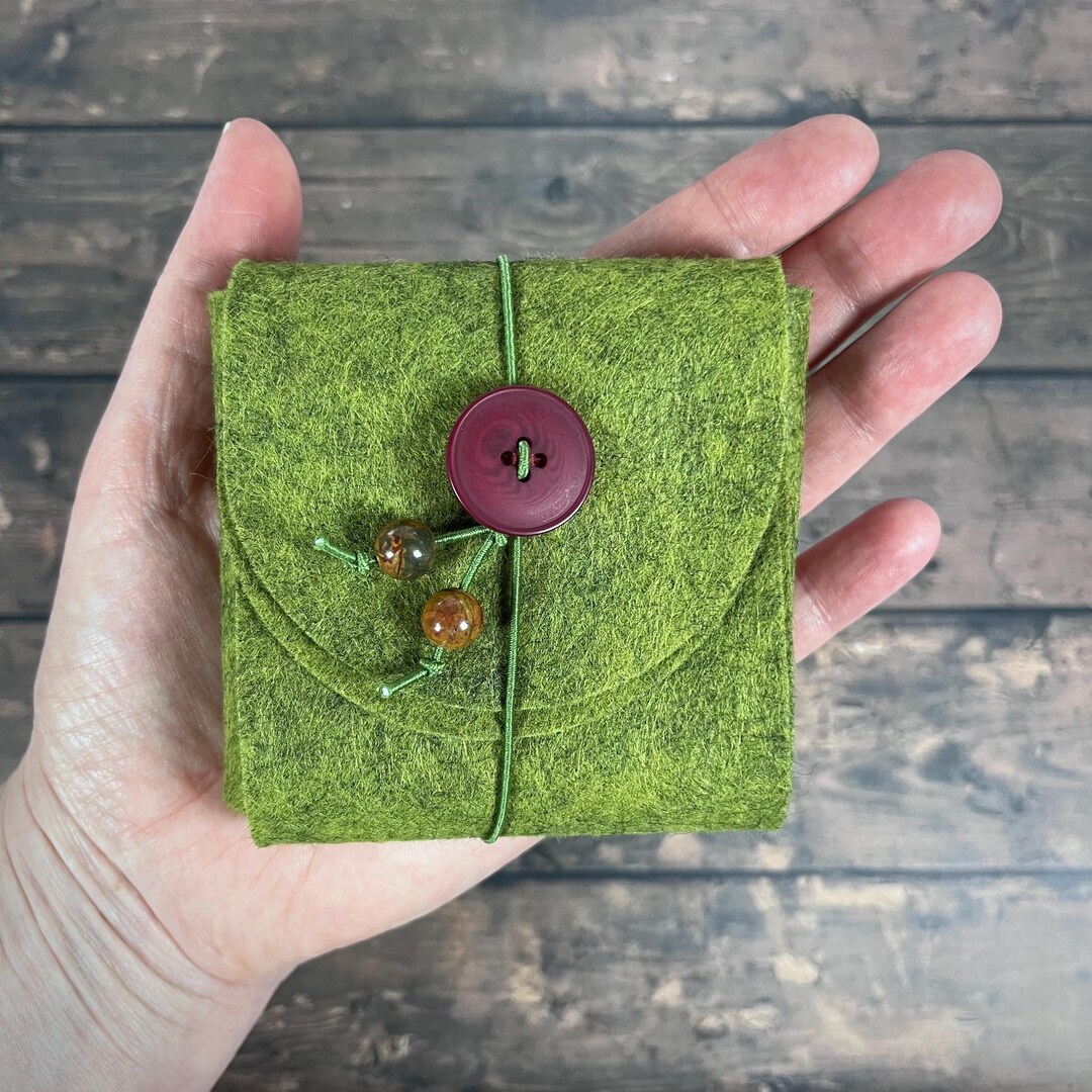 Pocket Altar Blank Canvas DIY Pocket Altar (green Wool Felt) - Etsy