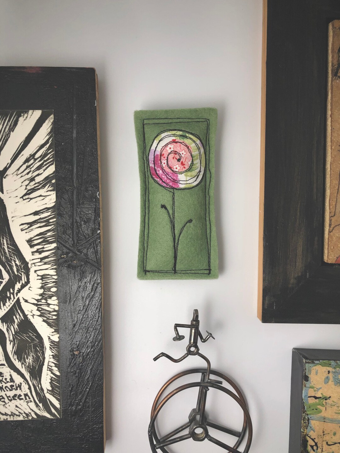 Flower Talisman Wall Hanging and Doorknob Hanger With Quartz Crystals ...