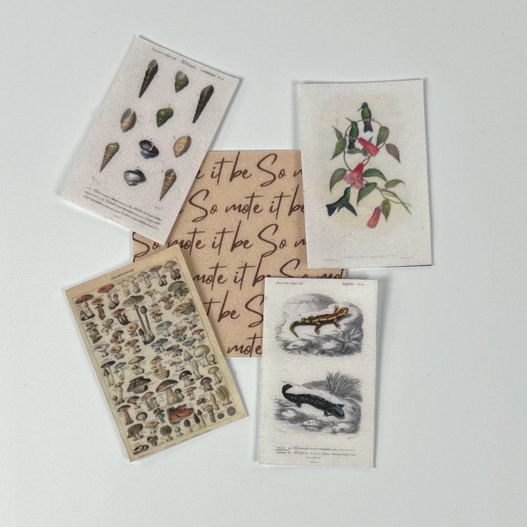 Elemental, Manifestation, or Spell Work Fabric Images Kit for Pocket ...