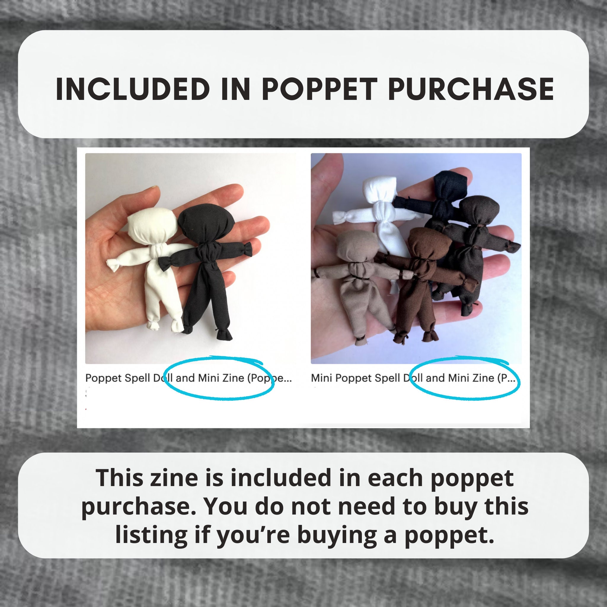 How to Use Poppets Mini Zine. Spell Dolls Instructions. - Etsy