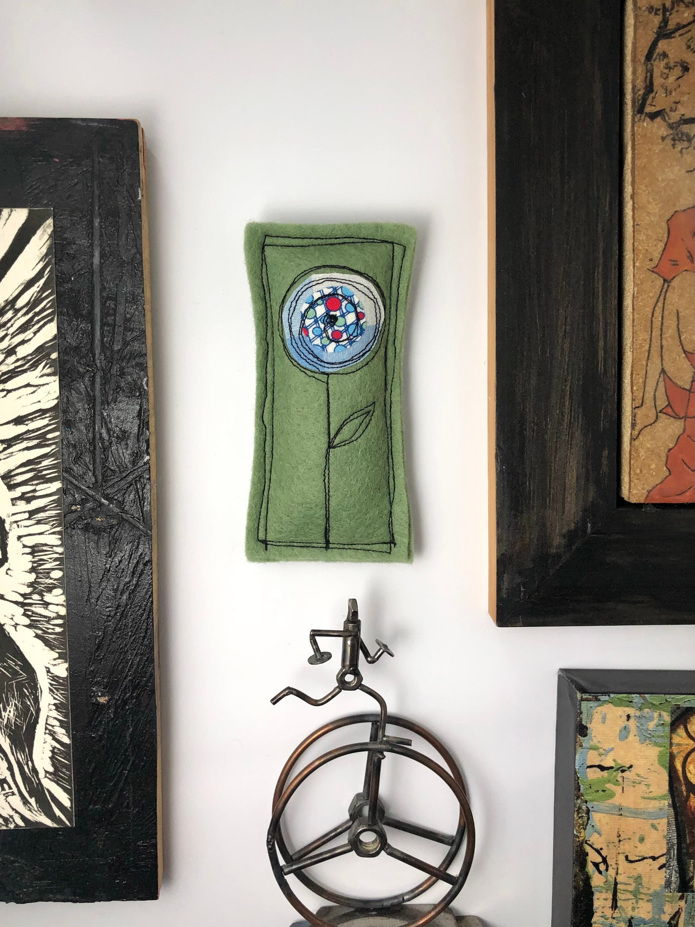 Flower Talisman Wall Hanging and Doorknob Hanger With Quartz Crystals ...