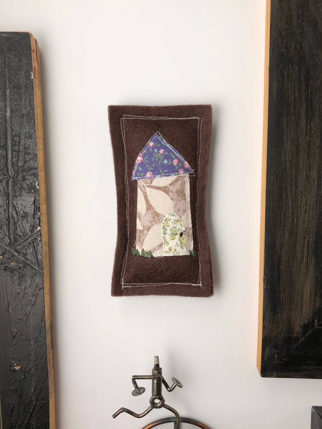 House Talisman With Quartz Crystals Inside Wall Decor and Doorknob ...
