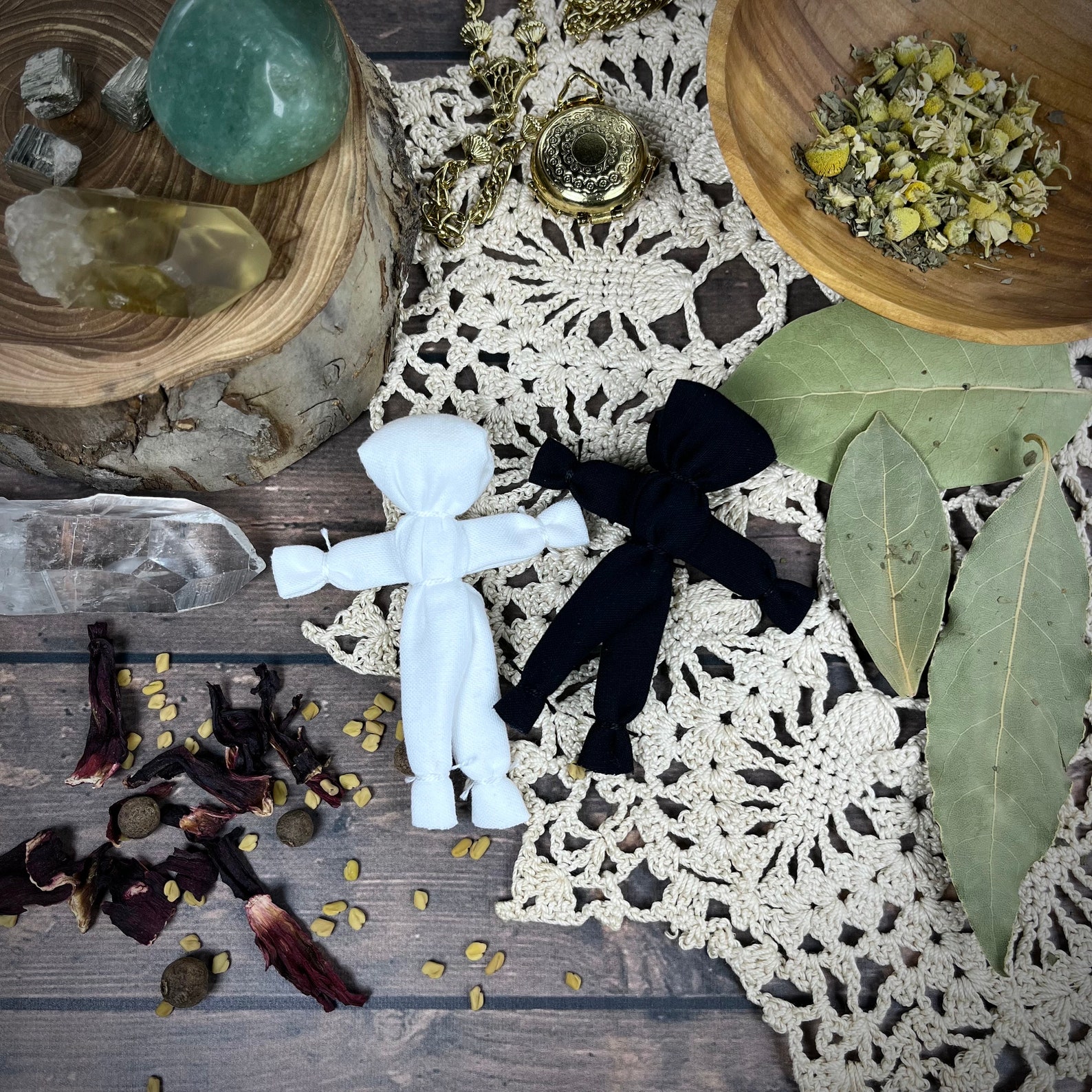 Mini Poppet Spell Doll and Mini Zine poppet Has Never Been Pierced Made ...