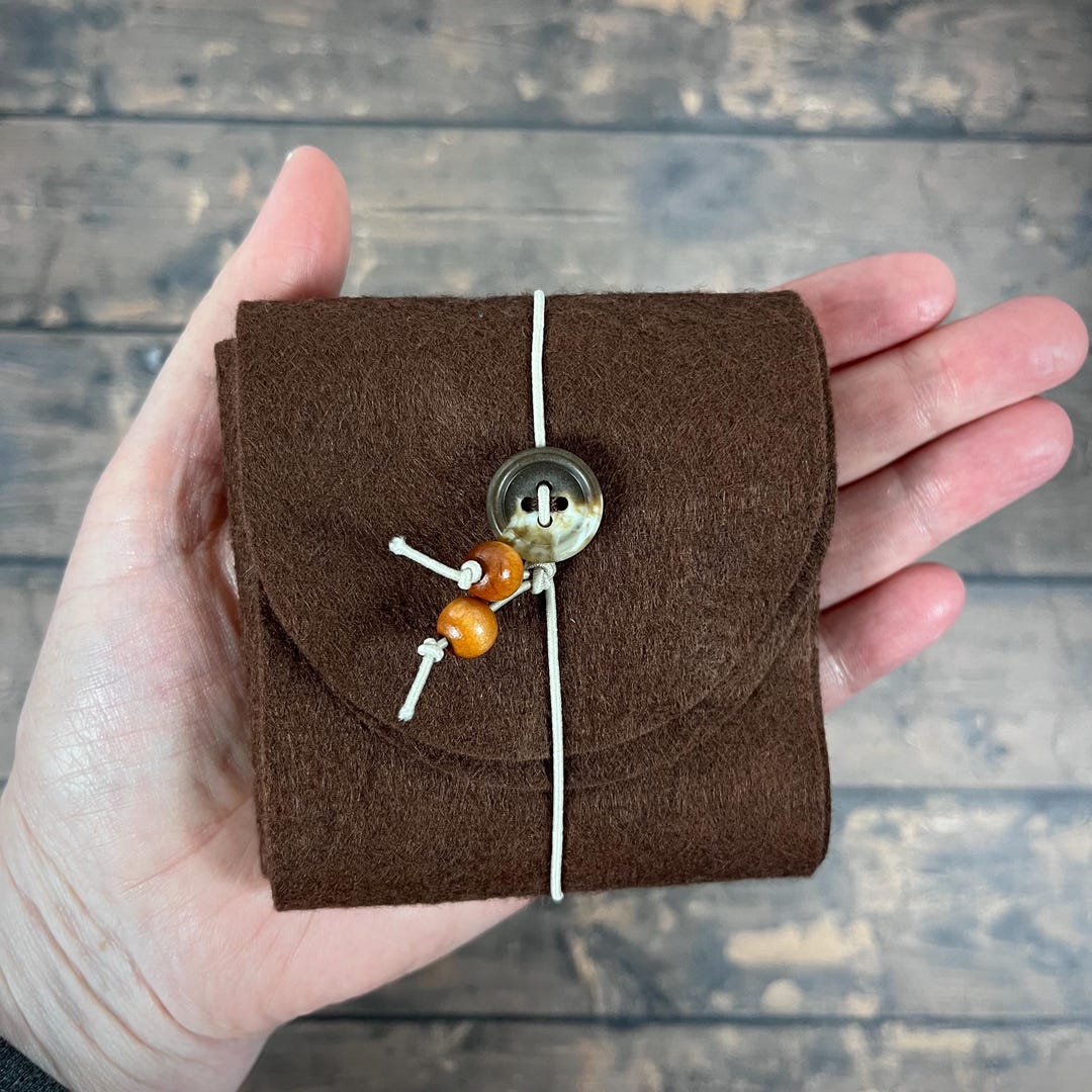 Pocket Altar Blank Canvas DIY Pocket Altar (brown Wool Felt) - Etsy