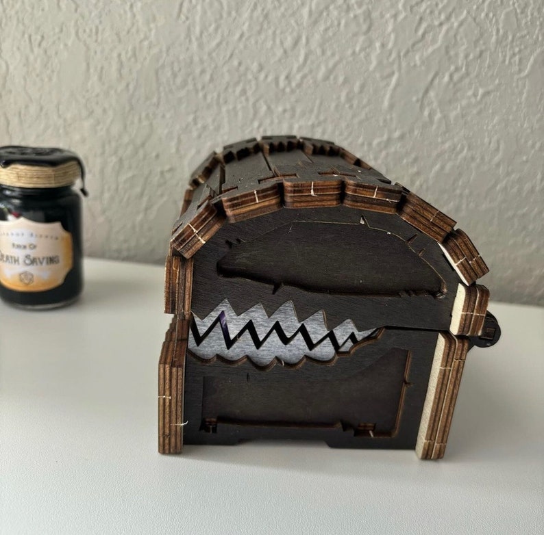 Mimic Chest RPG Storage Dice Box Treasure Chest Prop Table Top Gaming ...