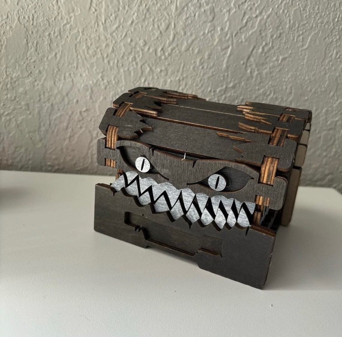 Mimic Chest RPG Storage Dice Box Treasure Chest Prop Table Top Gaming ...