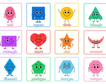 My Shapes Printable | Etsy