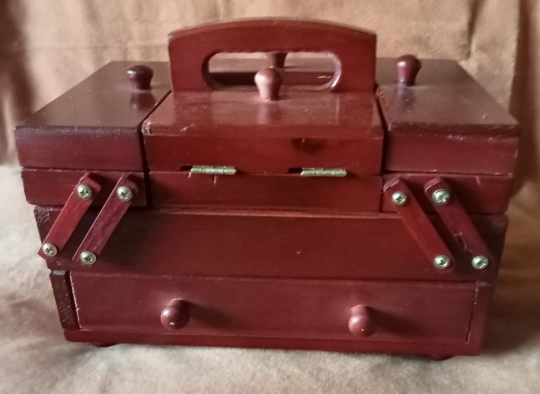 Multi Section Wooden Jewellery Box - Etsy