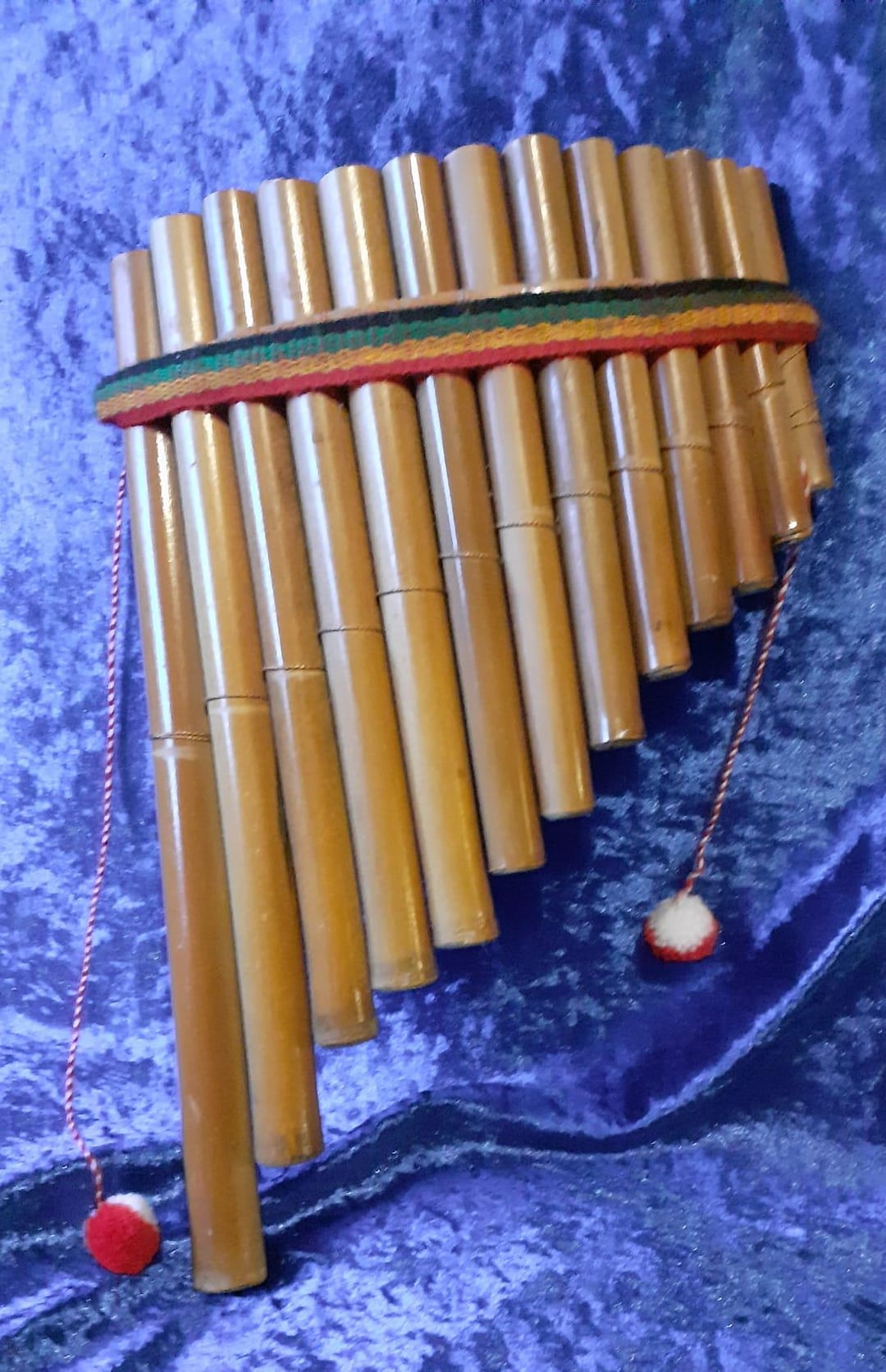 Decorative Upcycled Bamboo Pan Pipes - Etsy