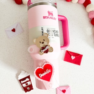 Valentines Day Heart Stanley Topper, Everyday Tumbler Tag, Heart ...