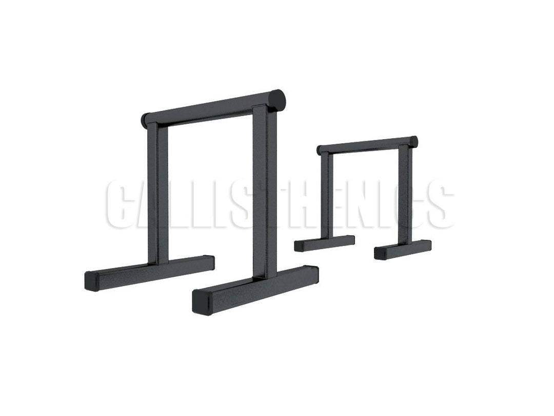 IRONCLAN Compact Metal Parallettes, Ideal for Push Ups and Various Body ...