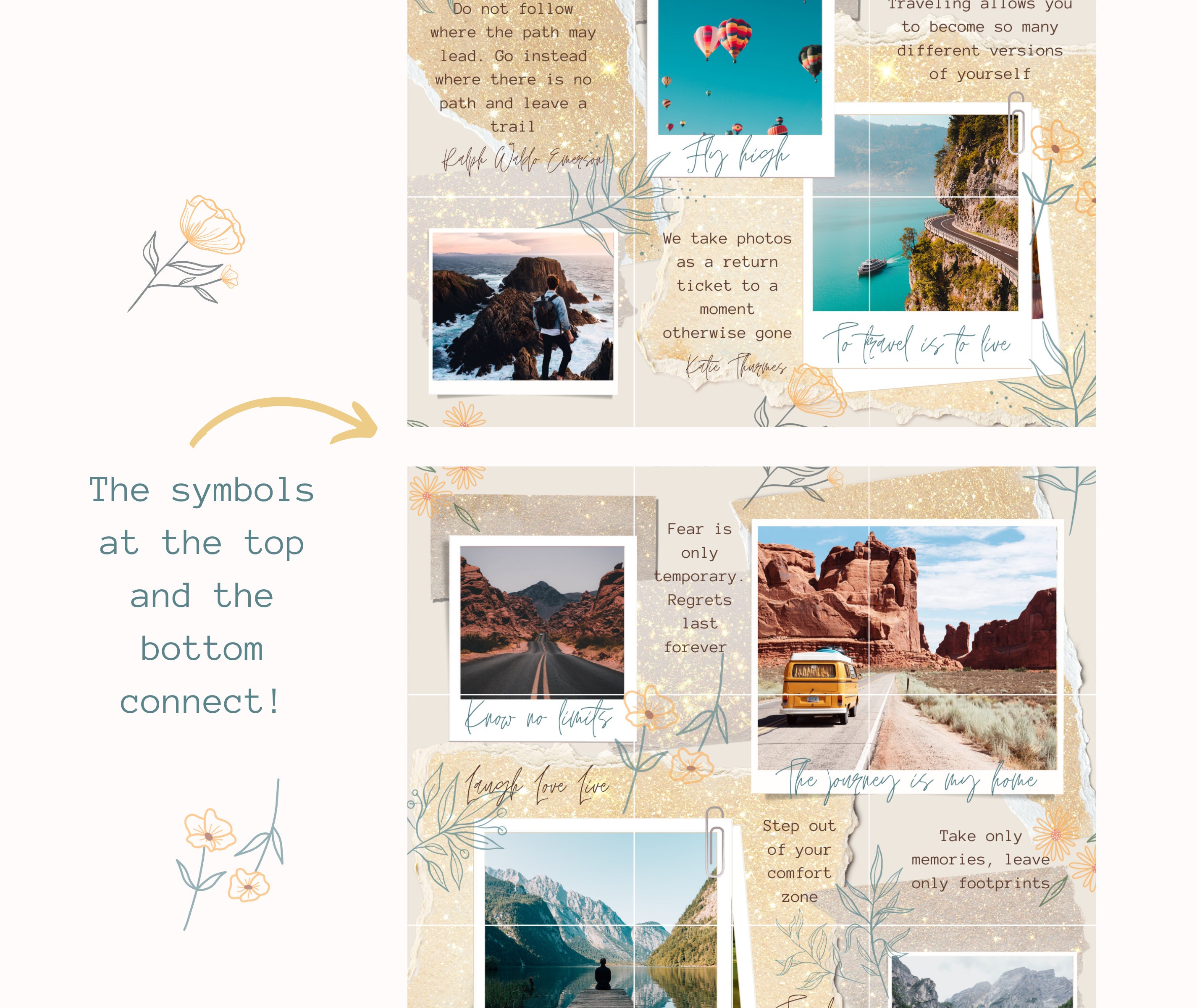 Wanderlust Instagram Template for Travel Agent | Travel Instagram ...