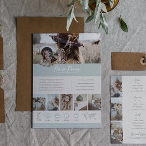Photographer Media Kit Template for Canva, Photographer Branding Kit ...