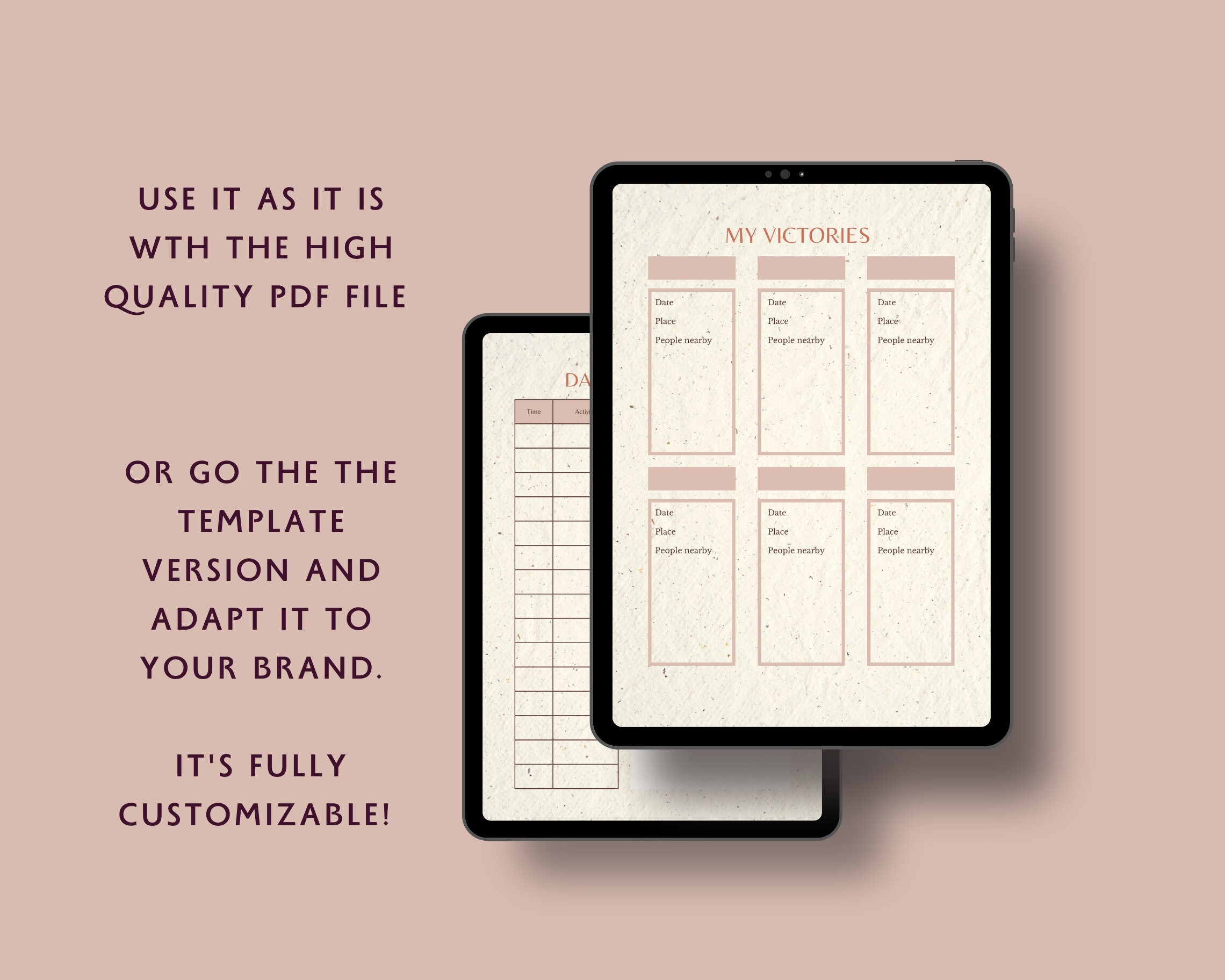 Self Care Planner Template and Workbook, Guided Self Care Journal ...
