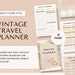 Travel Planner Template for Canva, Travel Budget Printables, Digital ...