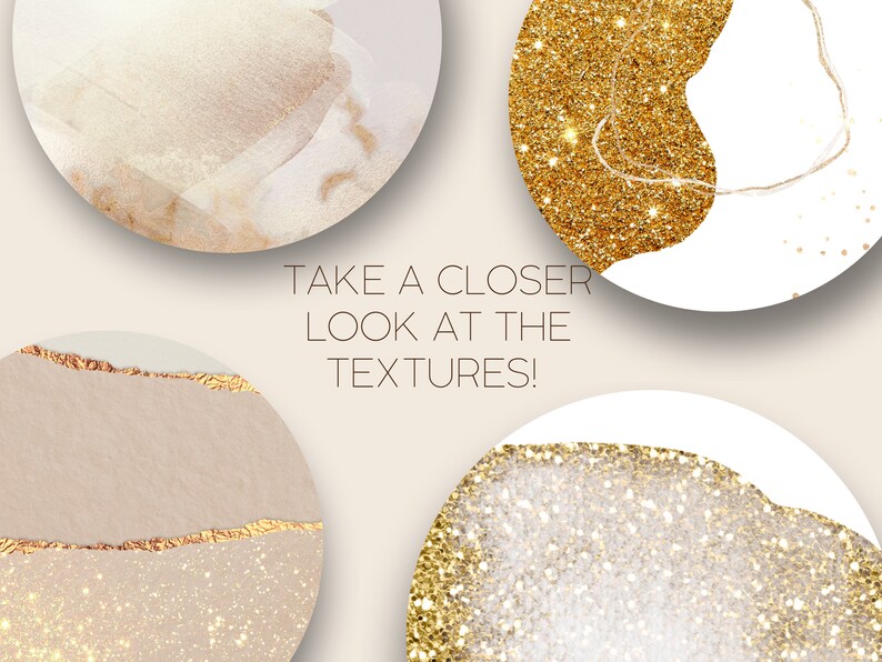 Abstract Gold Instagram Highlights Golden Shapes Instagram - Etsy
