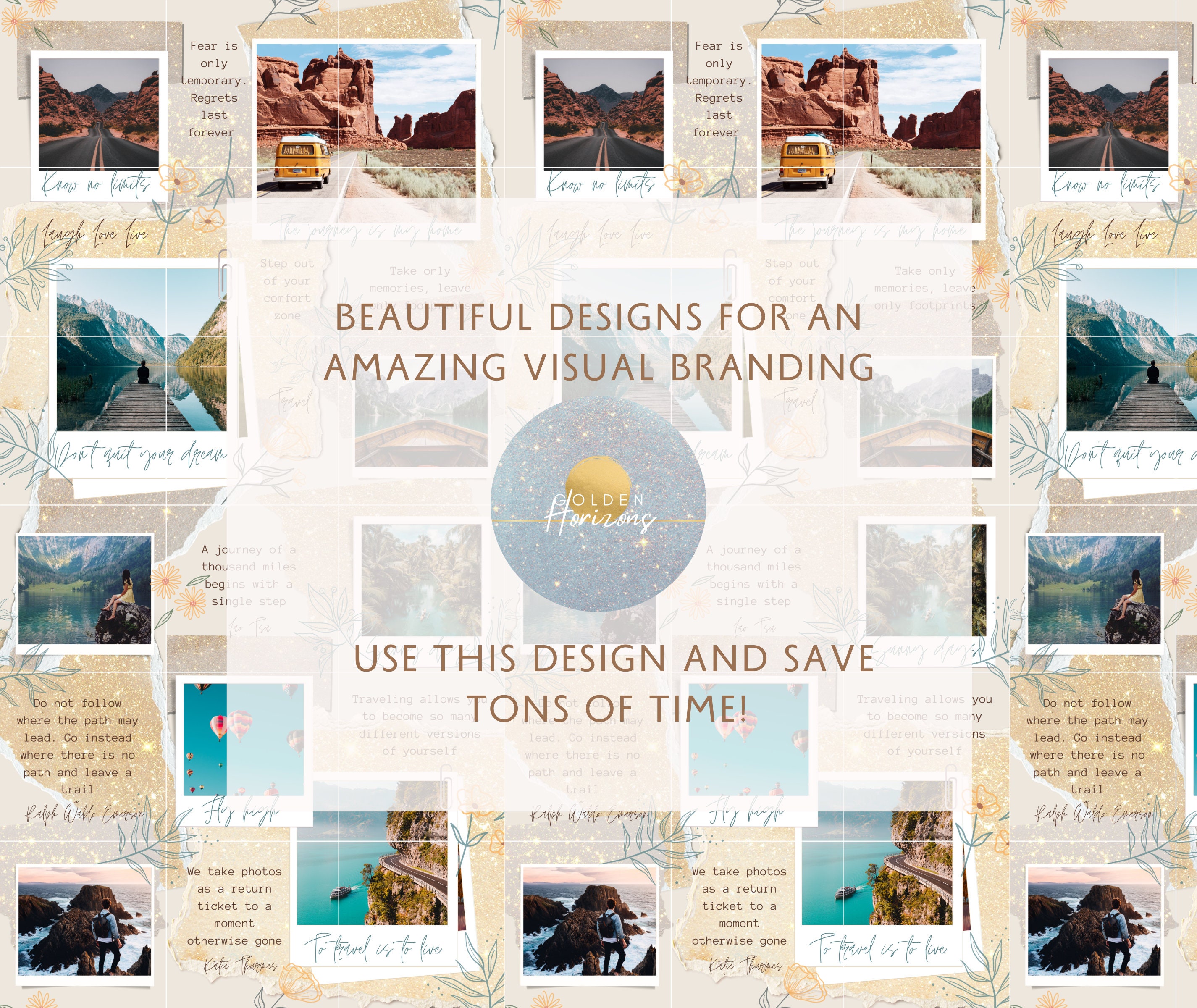 Wanderlust Instagram Template for Travel Agent | Travel Instagram ...