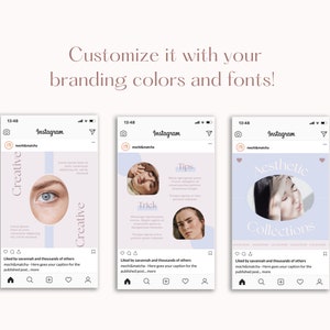 Makeup Artist Instagram Template, Esthetician Instagram Template ...