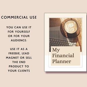 Financial Planner Printable, iPad Financial Planner, Digital Financial ...