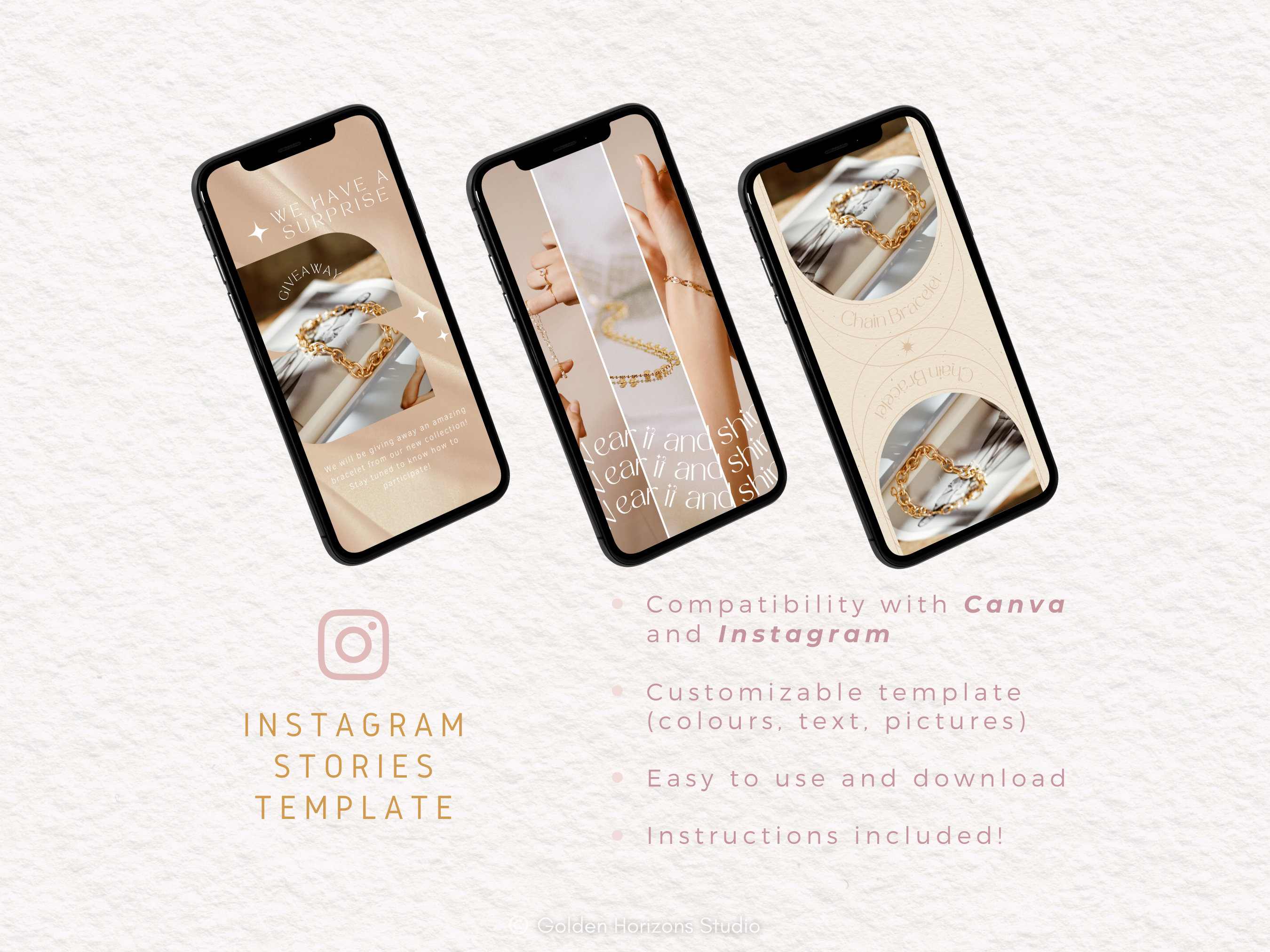 Jewelry Instagram Story Templates Jewellery IG Stories - Etsy
