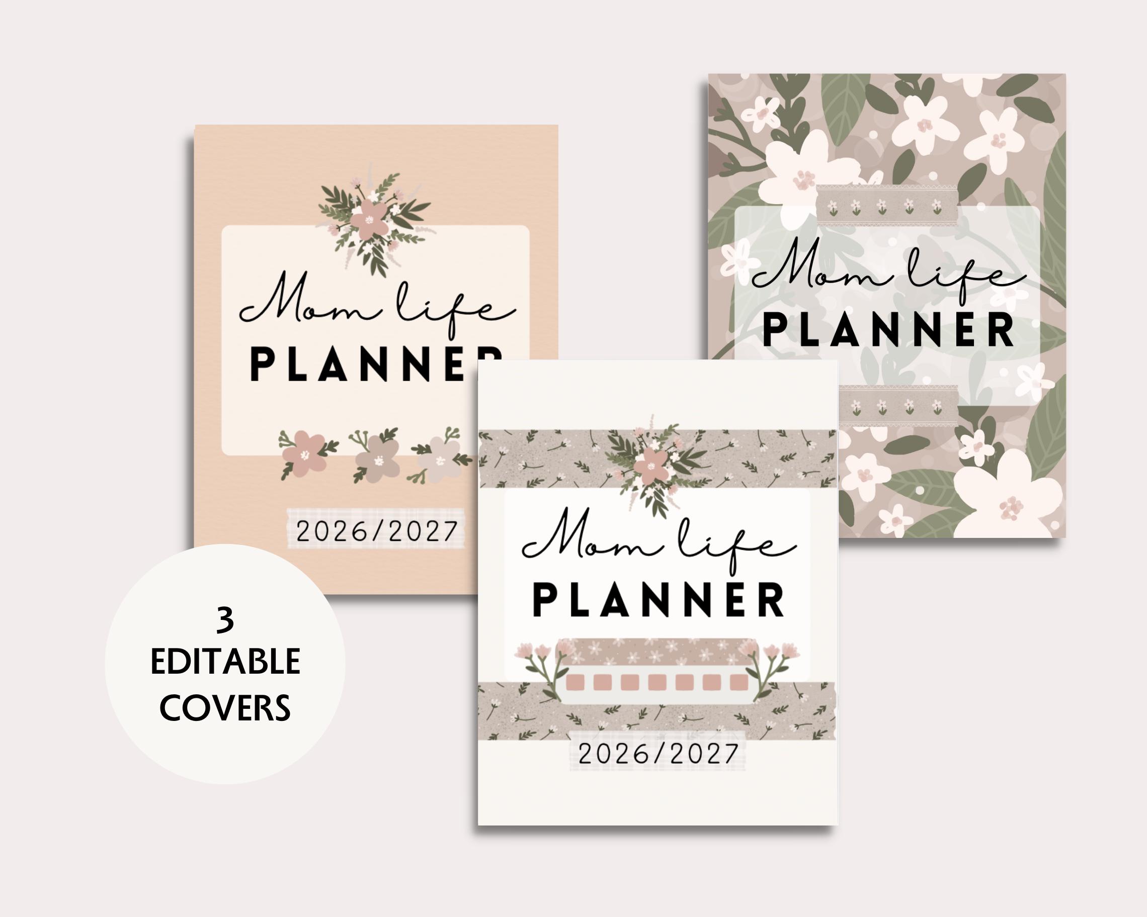 Mom Life Planner Digital, Household Planner Printable, Home Management ...
