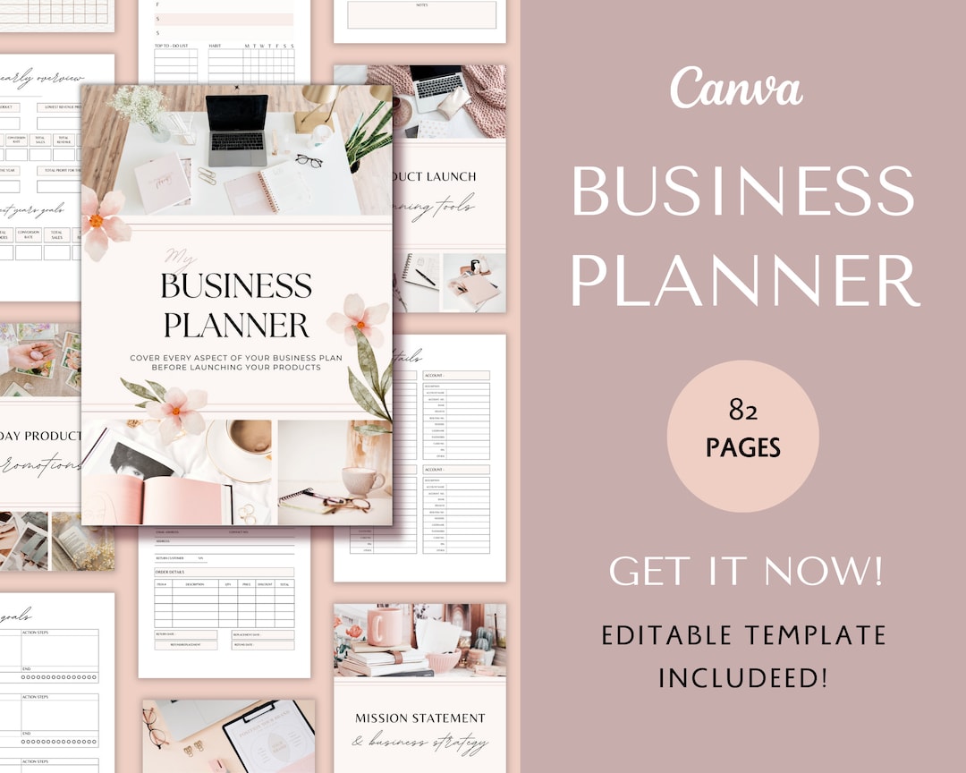 Small Business Digital Planner, Business Launch Checklist, Business ...
