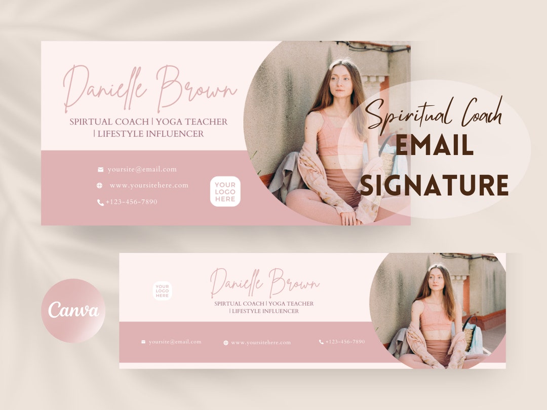 Teacher Email Signature Template Canva, Minimalist Email Signature ...