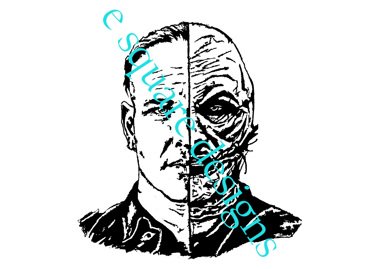 SLIPKNOT SVG Two Face Corey Taylor SVG - Etsy