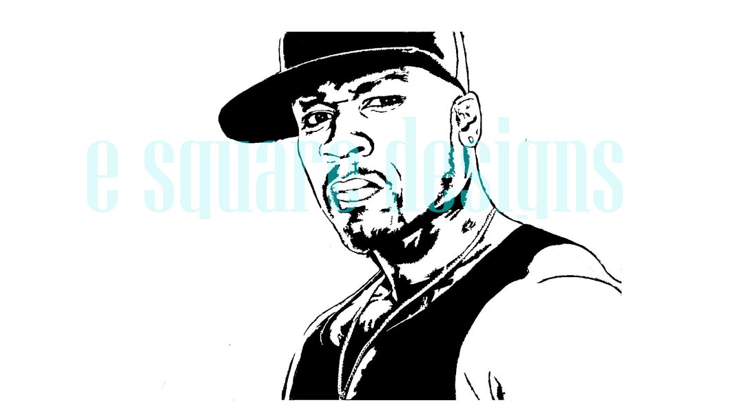 50 CENT SVG PNG Silhouette G Unit - Etsy Australia