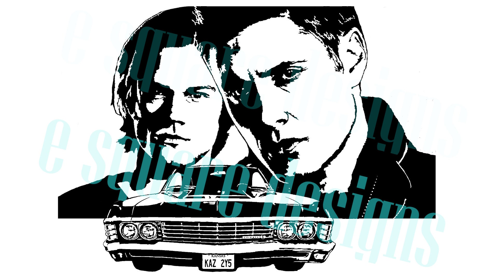 Supernatural SVG Dual Pack T Shirt Design Wall Art Digital Download - Etsy