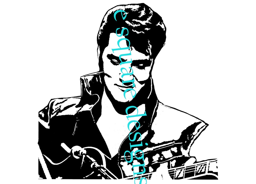Elvis SVG Elvis Presley SVG Wall Art T Shirt Design Digital Download - Etsy