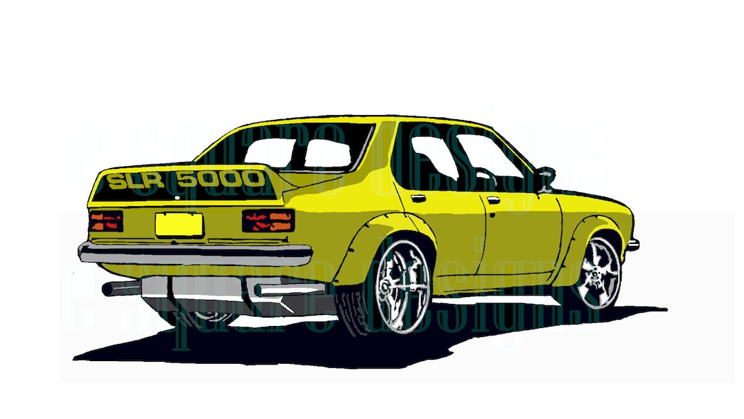 Holden Torana SLR 5000 SVG Yellow - Etsy