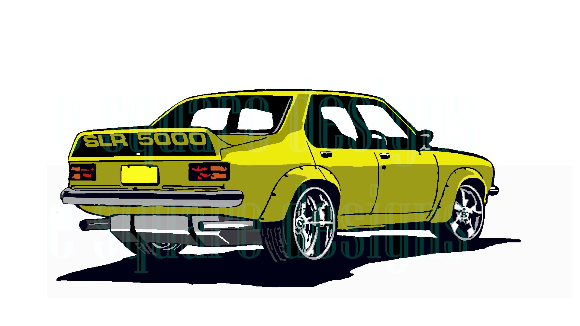 Holden Torana SLR 5000 SVG Yellow - Etsy Australia