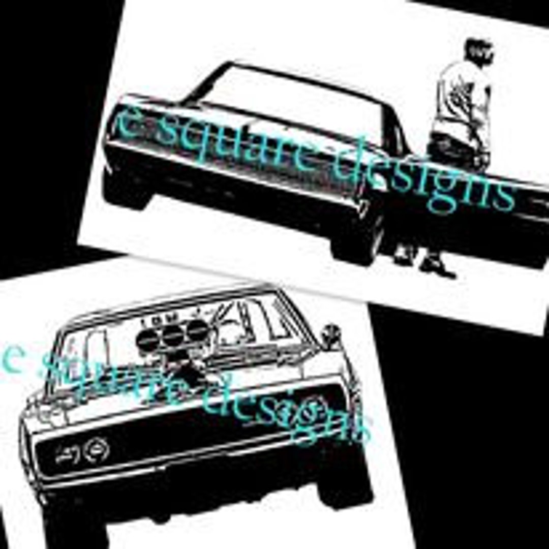 Dodge Charger DOM TORETTO PNG Dual Pack - Etsy