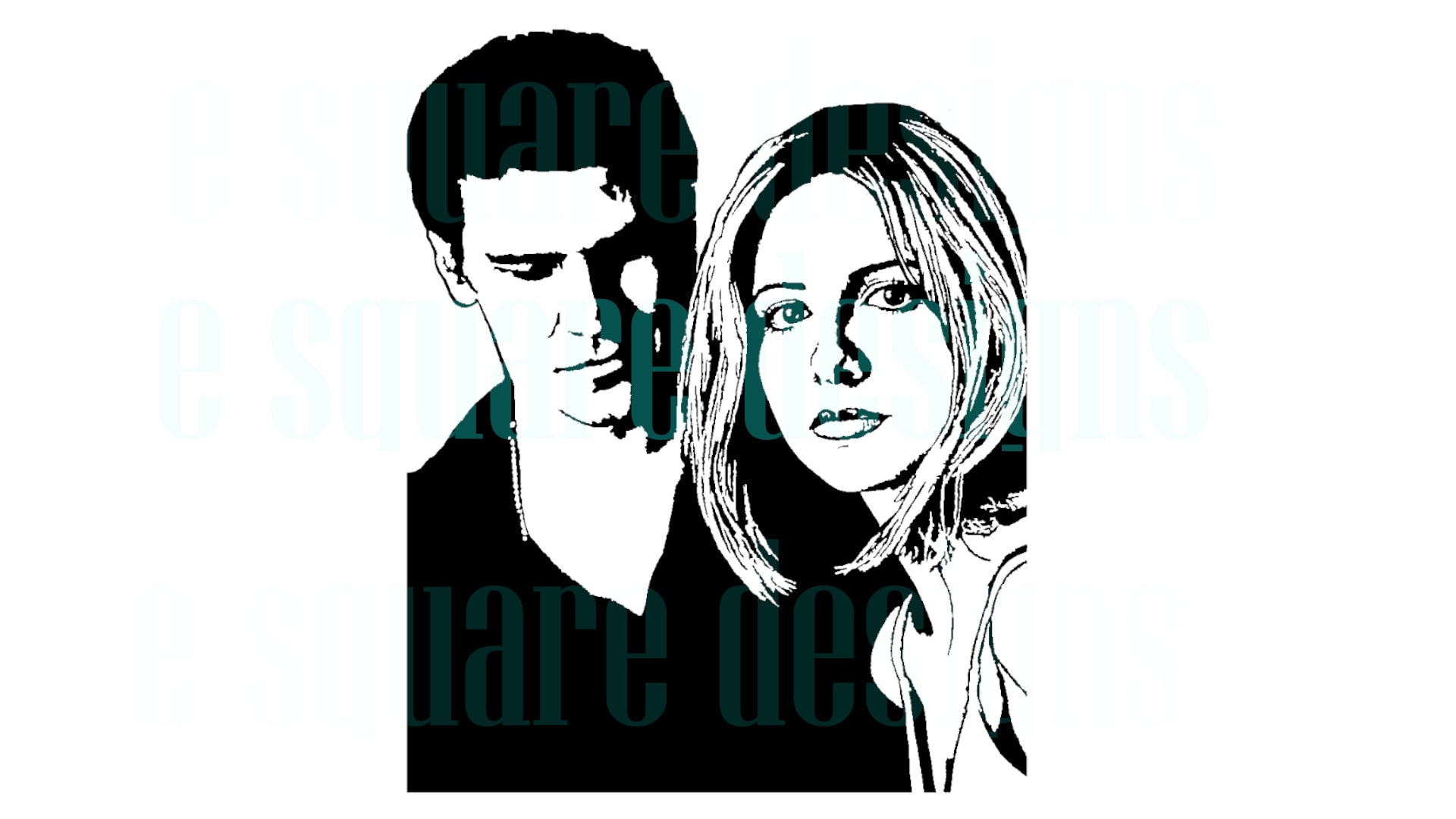 Buffy and Angel SVG Buffy SVG - Etsy Australia