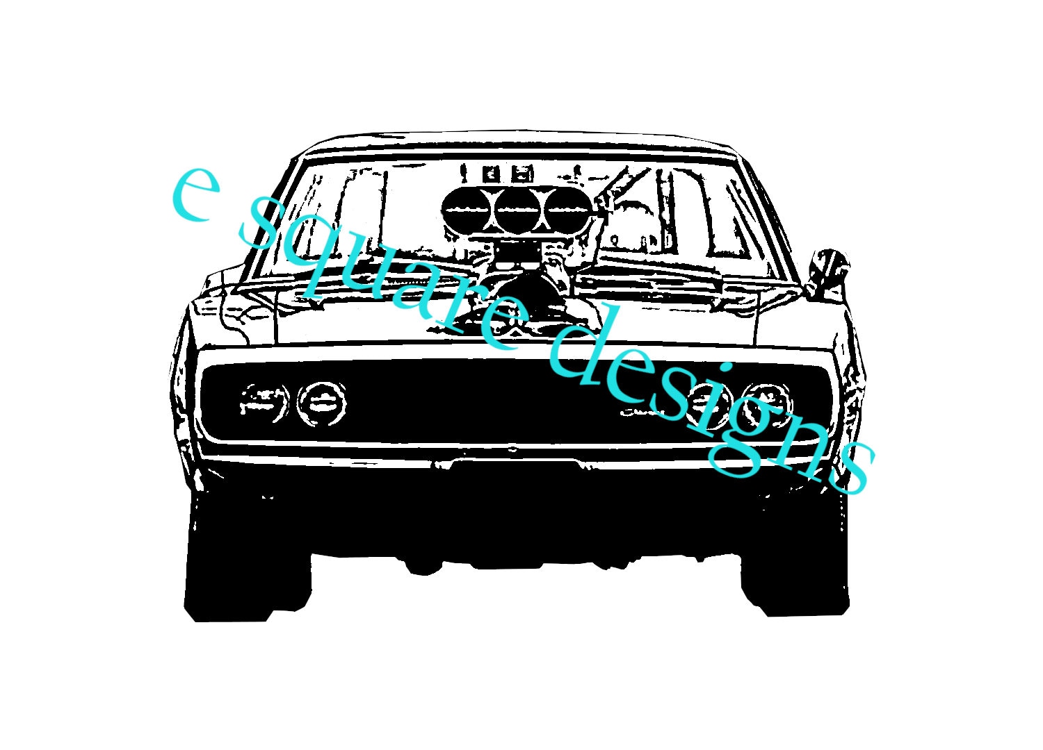 Dodge Charger DOM TORETTO PNG Dual Pack - Etsy