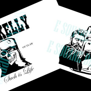 Ned Kelly SVG Dual Pack Australian Outlaw Wall Art T Shirt Design ...