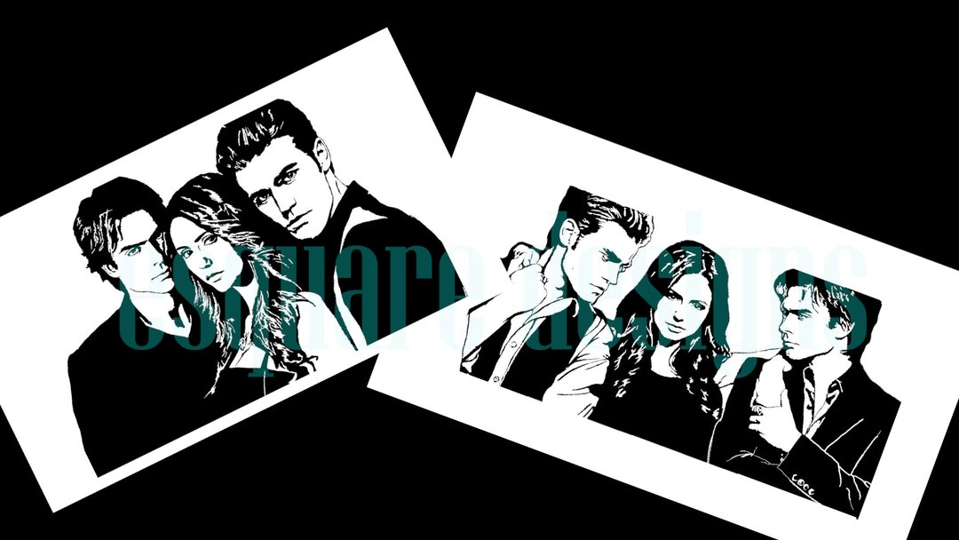 The Vampire Diaries SVG Double Pack - Etsy