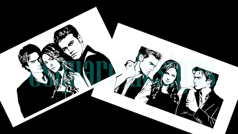 The Vampire Diaries SVG Double Pack - Etsy