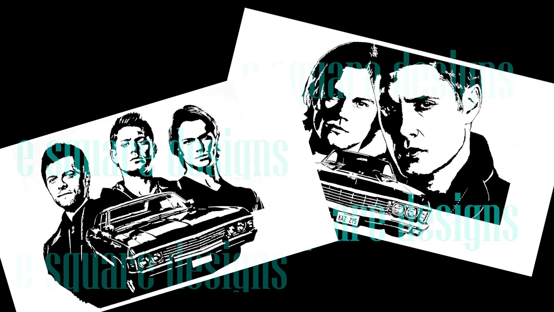 Supernatural SVG Dual Pack T Shirt Design Wall Art Digital Download - Etsy